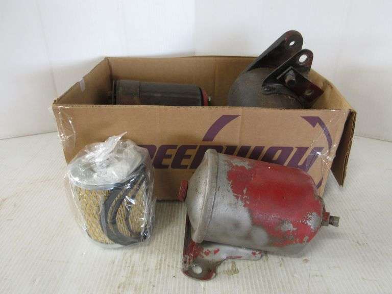 Ford 9N parts, includes: Starter, oil filter, and generator, fair ...