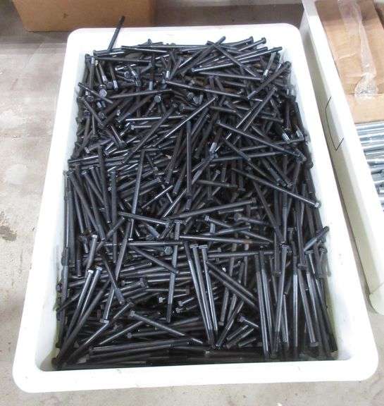 (3) Boxes of large size SAE grade 8 bolts, each- 5/16-24 x 5 1/2" hex ...