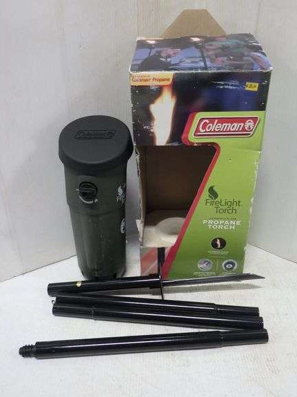Coleman firelight torch - Albrecht Auction Service