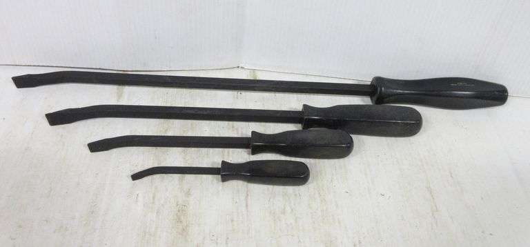 Snap-On 4-piece prybar set - Albrecht Auction Service