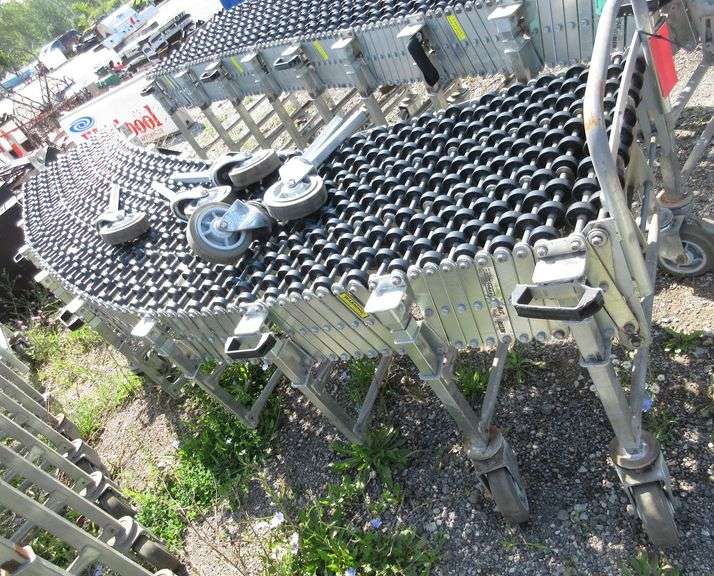 Model Nestaflex 376 adjustable roller conveyor - Albrecht Auction Service