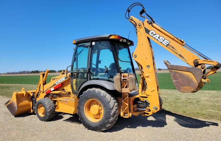 2006 Case 580 Super M Series 2 4WD Backhoe, (4425 Hours), Cab with AC ...