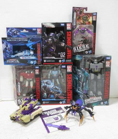 Transformer items, open in boxes, includes: Thrilling 30 Voyager ...