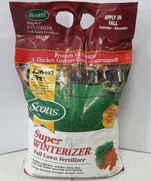 Scotts Super Winterizer Fall Lawn Fertilizer Feeds Up To 5000 Sq Ft