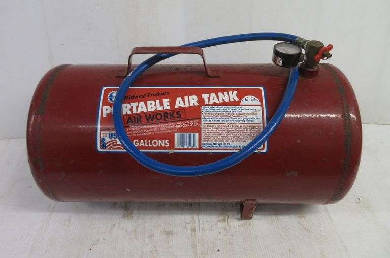 Midwest products portable air tank with hose, 7-gallon - Albrecht ...