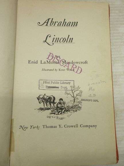 Collection of (27) Abraham Lincoln books, complete list attached to the ...