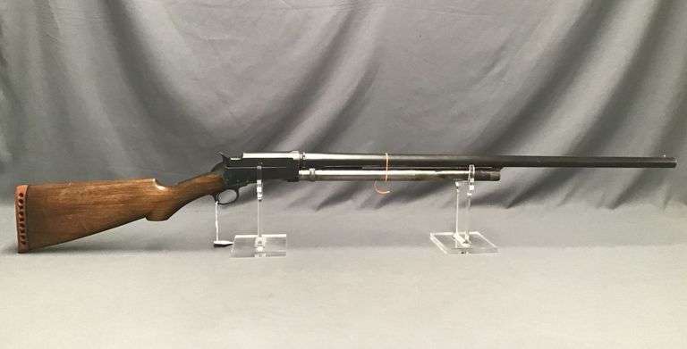 Marlin Model 40 12-Gauge Hammer Pump Shotgun, Missing Forearm, The Gun ...