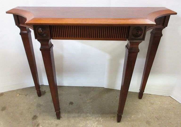 Bombay Furniture Company of Canada, sofa table with center draw, 42 1/2 ...