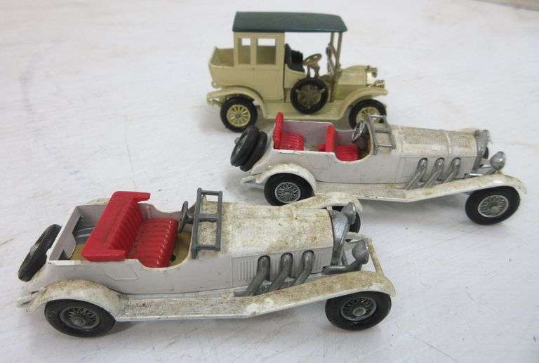 (3) Matchbox Lesney models of Yesteryear Mercedes Benz, die-cast metal ...