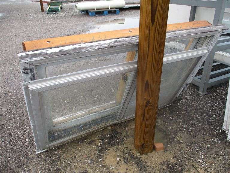 Salvaged window with storm window, frame, and sill, works - Albrecht ...