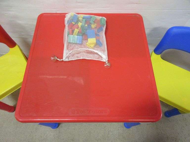 Childrens Lego table, and (2) Lego chairs, table comes with all four ...