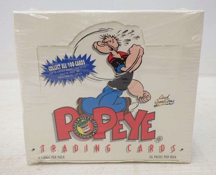 Popeye trading cards, NIB - Albrecht Auction Service