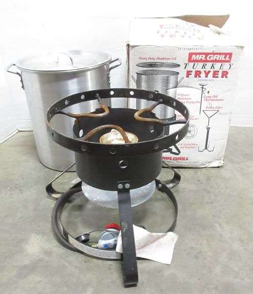 Turkey dryer, in box; Turkey burner - Albrecht Auction Service