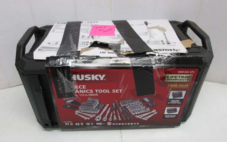 Husky 270-Piece mechanic tool set in tool chest, 1/4", 3/8", 1/2" drive ...
