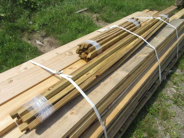 Various Construction And Treated Lumber Includes 4 2 X 4 X 16 various-construction-and-treated-lumber-includes-4-2-x-4-x-16