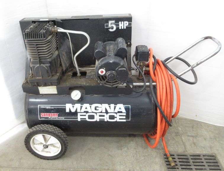 Magna Force air compressor, used, works - Albrecht Auction Service
