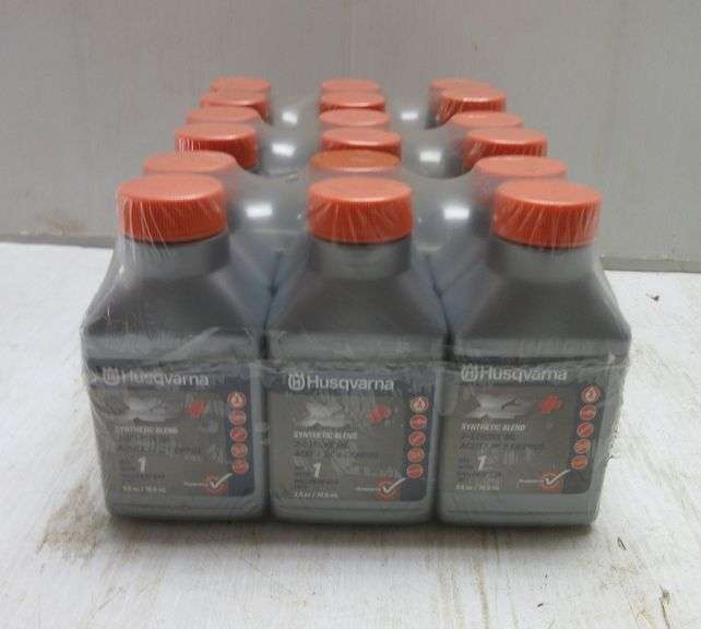 (18) Husqvarna HPT synthetic blend 2-stroke oil, 2.6 oz., mix with 1 ...