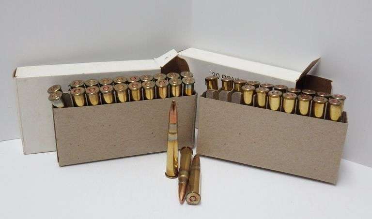 (40) Rounds of Winchester .303 British Rifle Ammo, Beautiful Brass ...