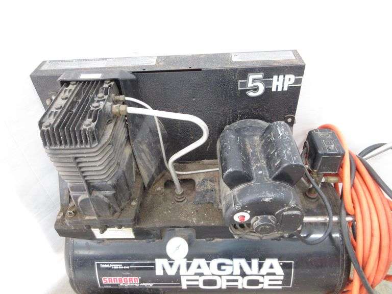 Magna Force air compressor, used, works - Albrecht Auction Service