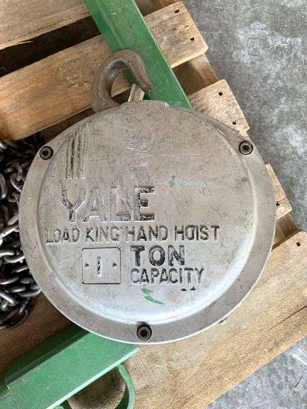 1-Ton Yale Load King Hand Hoist Frame Unit to Change Duals - Albrecht ...