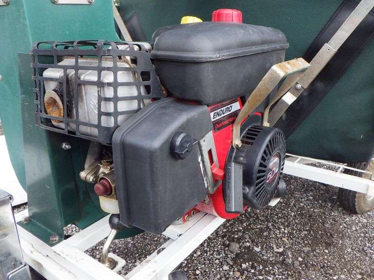 Cyclone rake yard vacuum, 35"W x 75"L, starts and runs as it should ...