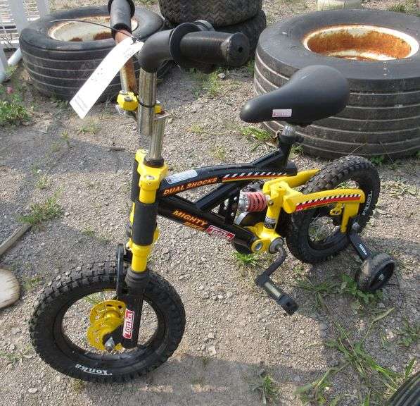 Tonka Mighty Bike, 12" rim, good - Albrecht Auction Service