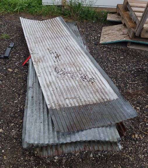 (14) Sheet metal, used - Albrecht Auction Service