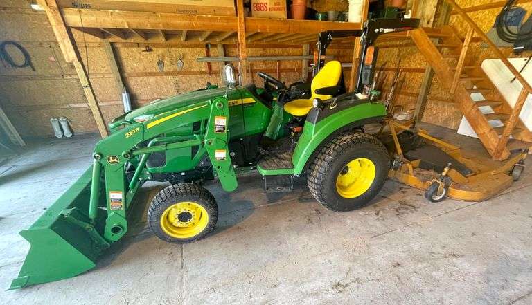 2018 John Deere 2032R Tractor, (177 Hours), Includes Bucket and Mower ...