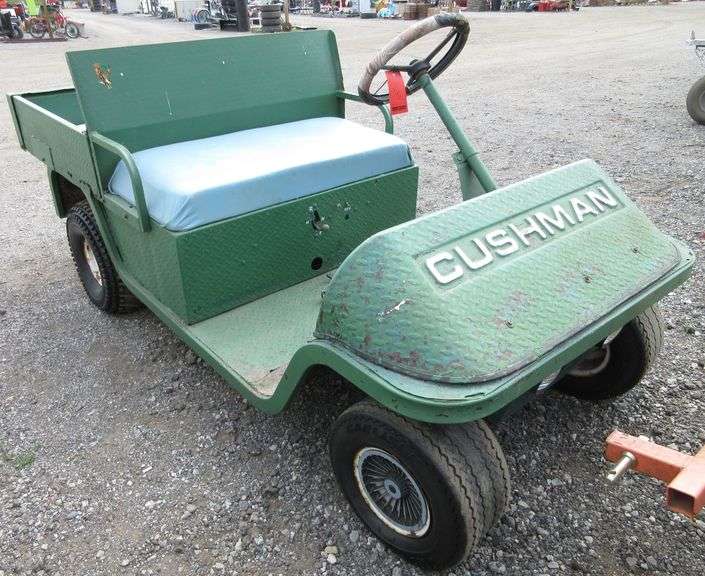 Cushman kart 4-Wheel dump bed, wooly tires, draw tite hitch, EZ-GO ...