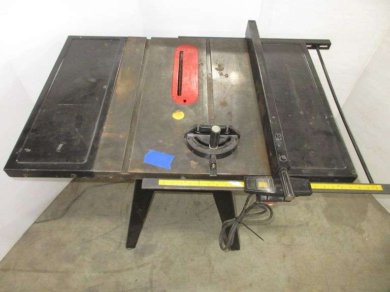 Craftsman 10" table saw, 1 HP single chase, 115V, Model No. 113.298032 ...