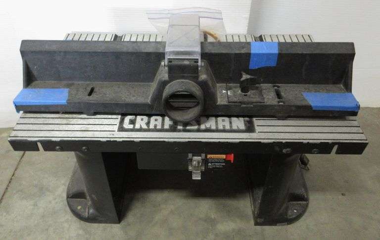 Craftsman professional router table, used - Albrecht Auction Service