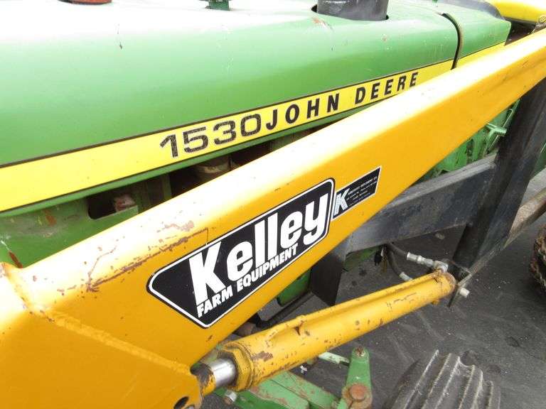 1974 John Deere tractor, Model 1530 Kelley 600 front end loader, new ...