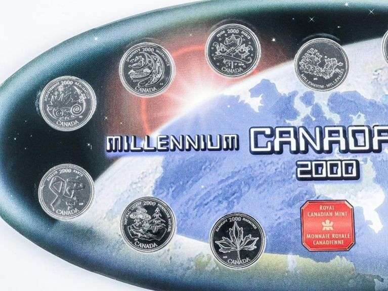 RCM Official Release Millennium 2000 25 Cent Colle - The Auction Vault
