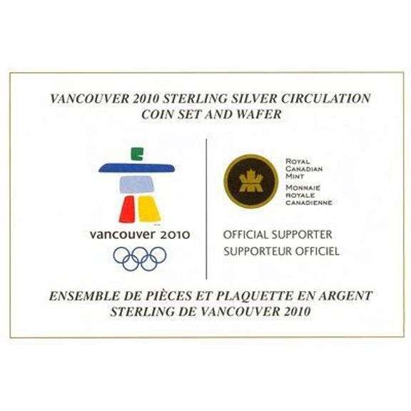 Vancouver 2010 Olympic Winter Games Sterling Silver Coin Set + Sterling ...