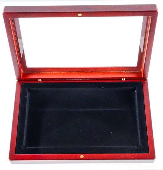 Wood Display Case for Bank Note BN156 - The Auction Vault