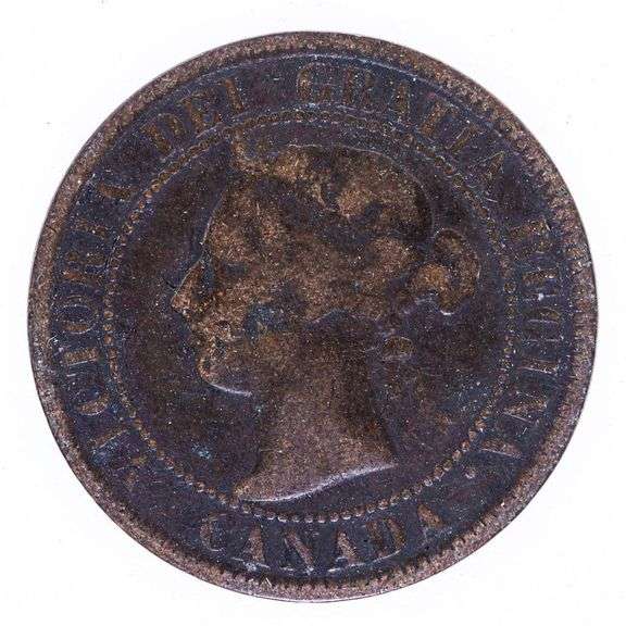 Canada 1897 Victoria Large One Cent Coin - The Auction Vault
