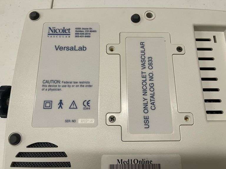 Nicolet Versalab Se Bi-Directinal Vascular Doppler Portable - Apexx ...