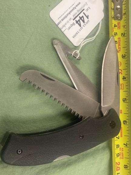 Triple Blade Folding Knife - Apexx Auctions