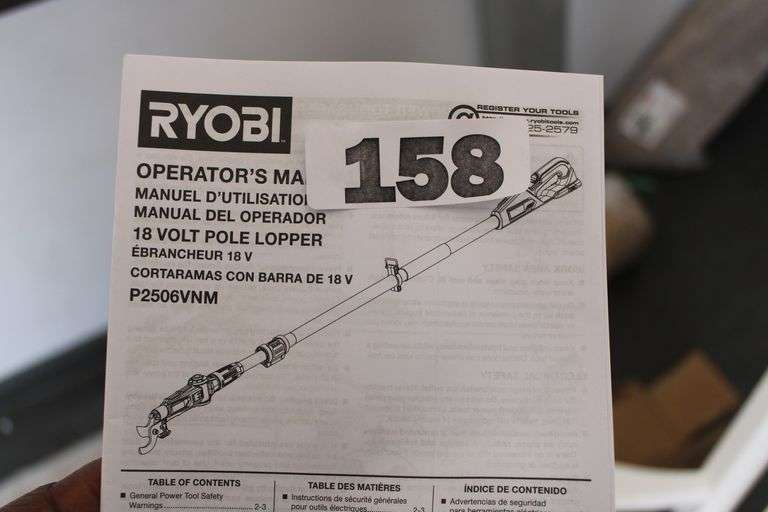 RYOBI 18V POLE LOOPER KIT - Auction HUB Texas