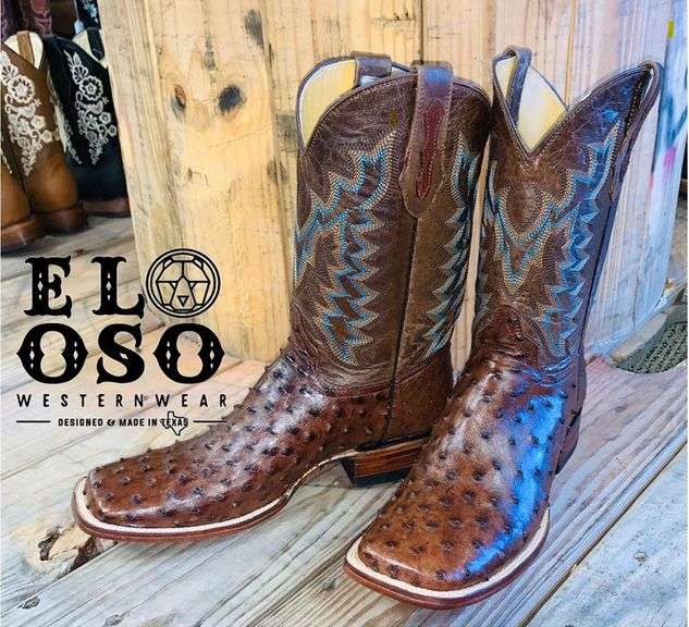 El Oso Ostrich Boots - Assiter Auctioneers