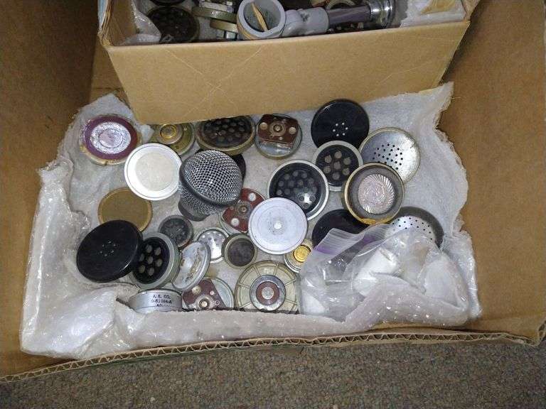 Vintage Microphone & Telephone Speaker Parts - Assiter Auctioneers