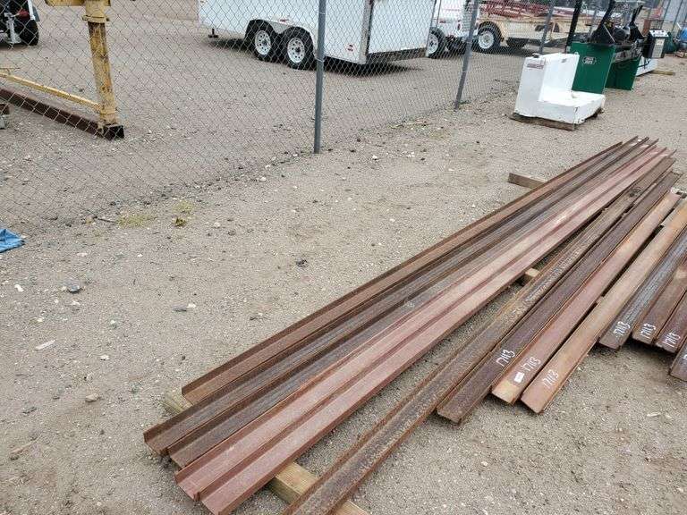 (5) Sticks 4" Steel C Channel Iron 18' - Assiter Auctioneers