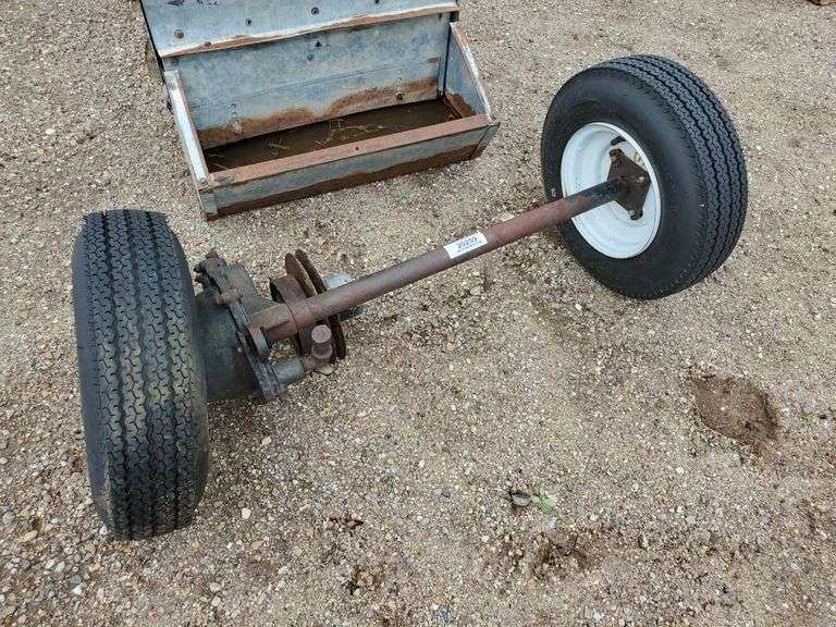 Small axle with gearbox - Assiter Auctioneers