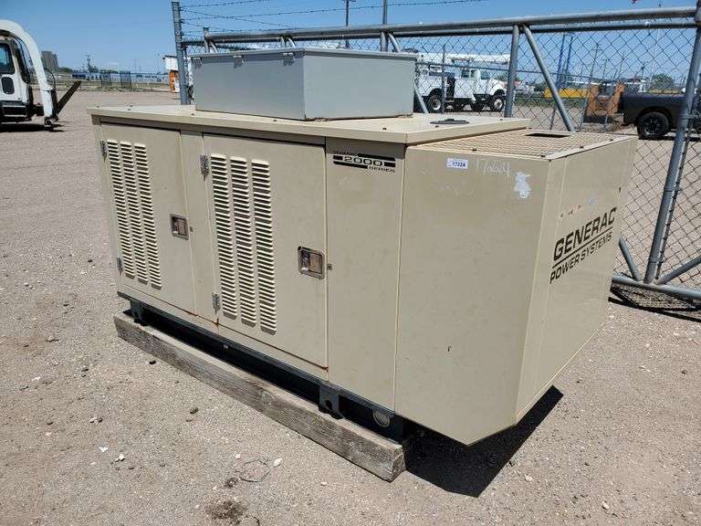Generac 2000 20KW Generator - Assiter Auctioneers