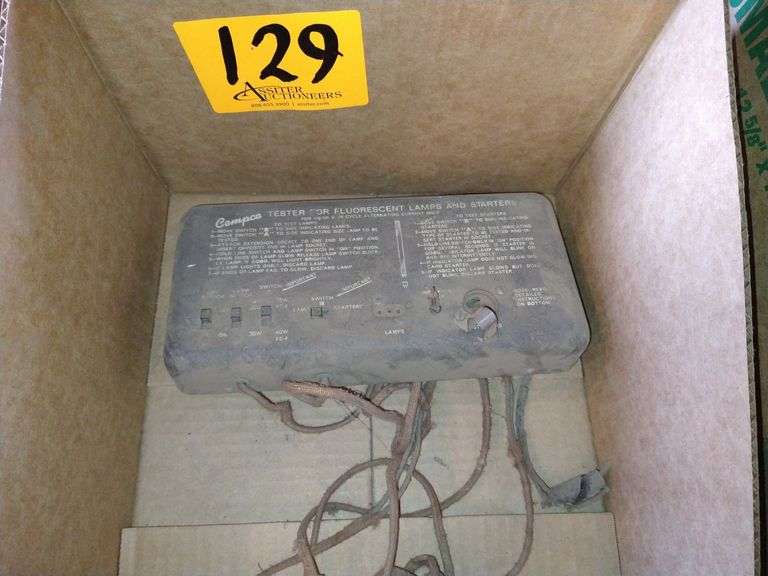 Vintage/Antique Compco Fluorescent Lamps & Starter Tester - Assiter ...