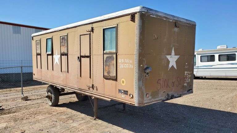 1963 US Army M-146 Enclosed Trailer - Assiter Auctioneers
