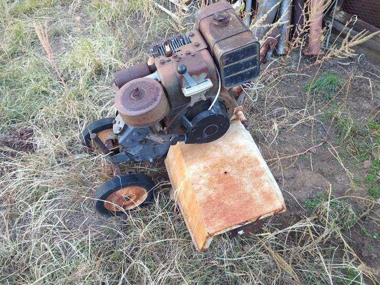 Small Tractor 3 Point Tiller - Assiter Auctioneers