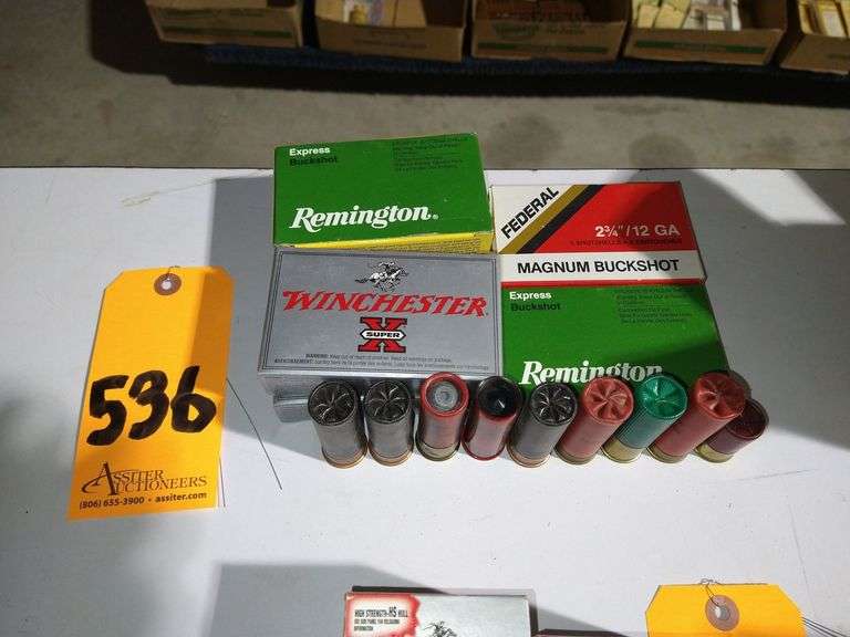30 Shotshells 12 Gauge Buckshot - Assiter Auctioneers