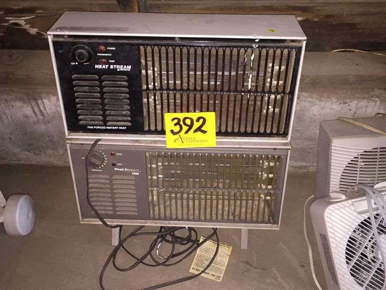 2 Heat String Portable Heaters, 18 x 6 x 12 - Assiter Auctioneers