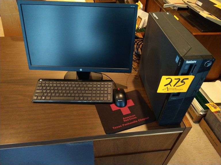Hp 22UH Monitor w/ Keyboard, Mouse, & Think Center M Series - Assiter ...